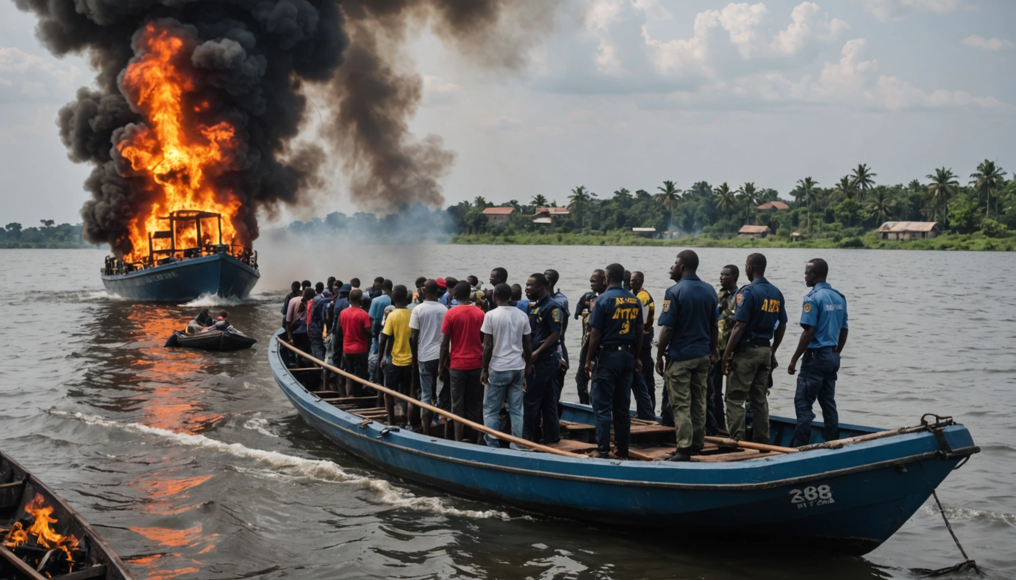 Death Toll Climbs to 148 in Congo River Boat Fire