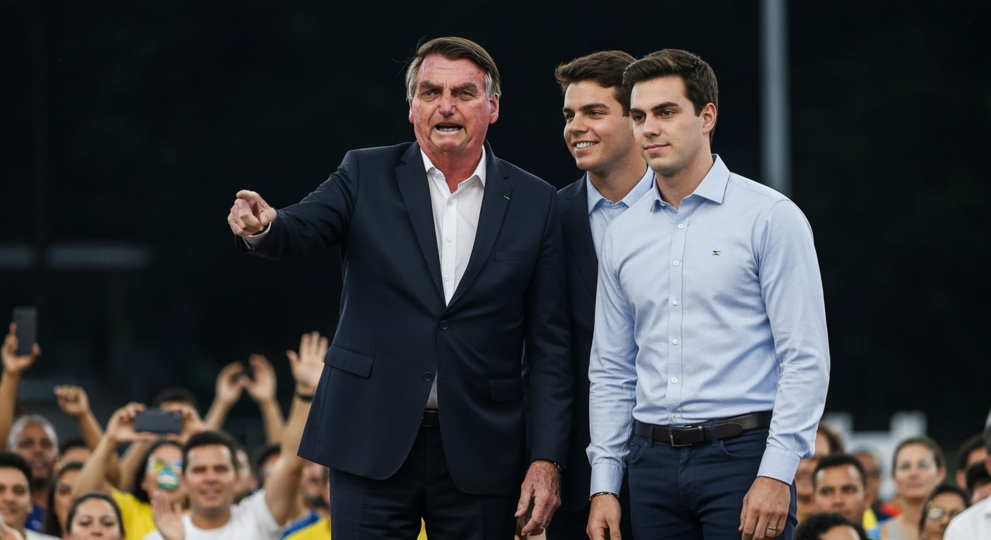Bolsonaro Backs Eldest Son for 2026 Presidential Bid, Jolting Brazilian ...