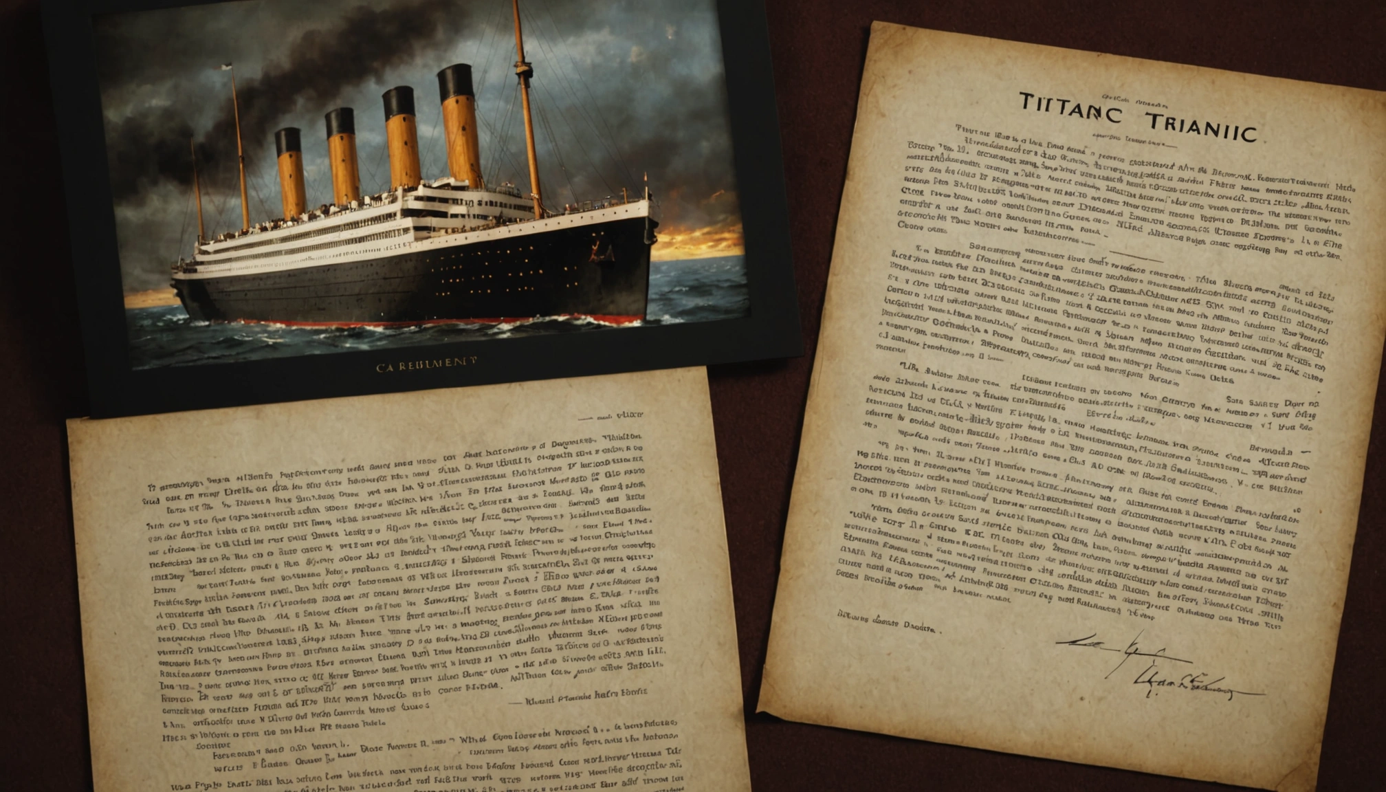 Titanic Letter Fetches Nearly $400,000 at Auction