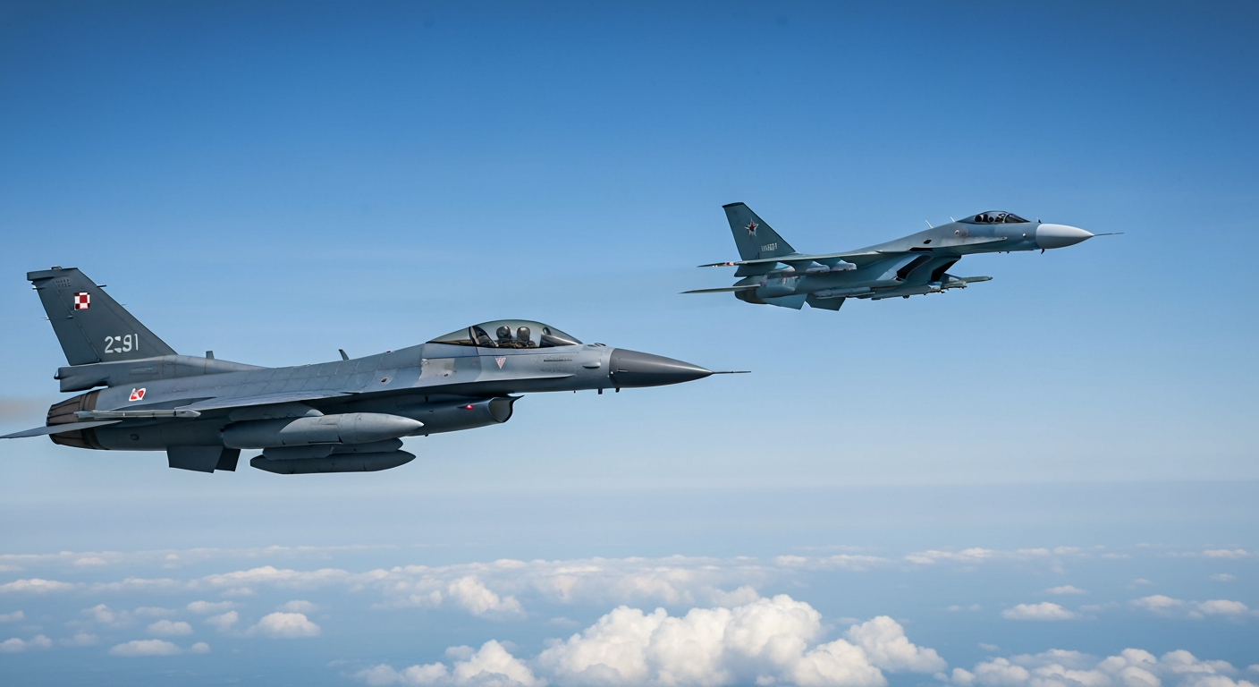 Polish Jets Intercept Russian Spy Plane Amid Heightened Baltic Tensions