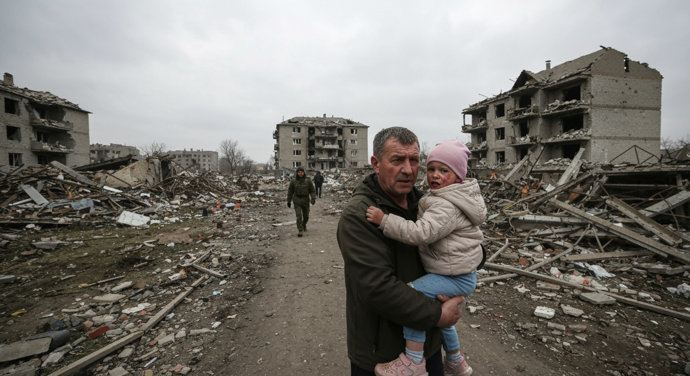 Russia Unleashes Widespread Strikes Across Ukraine, Claiming Civilian ...