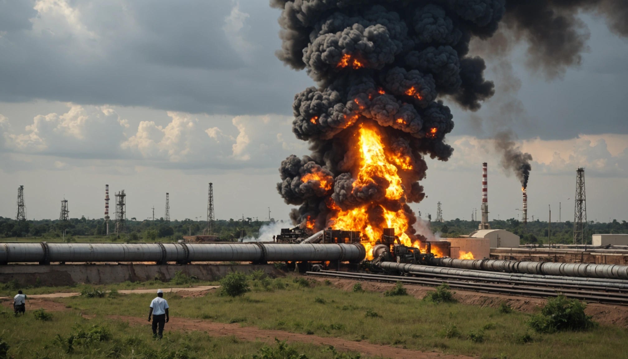 Explosion Rocks Major Nigerian Oil Pipeline, Disrupting Production