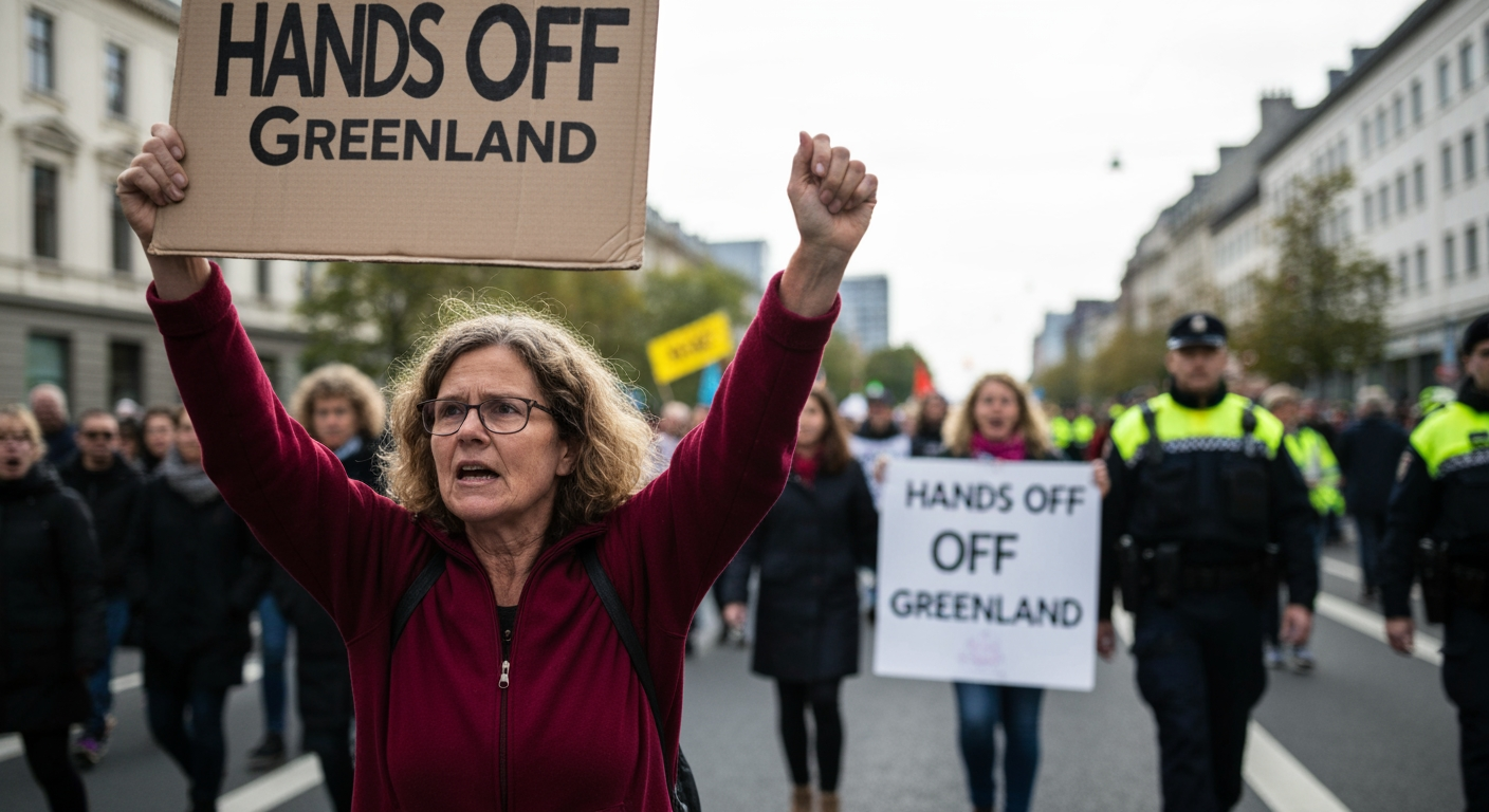 Thousands Rally in Unified 'Hands Off Greenland' Protests Amid Renewed ...