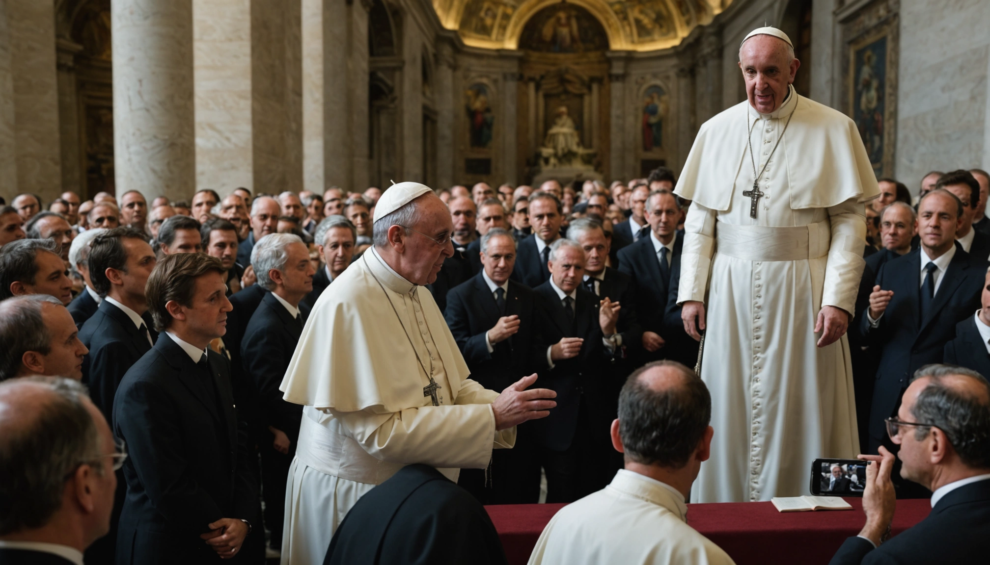 Pope Francis Makes Surprise Appearance in St. Peter's Square