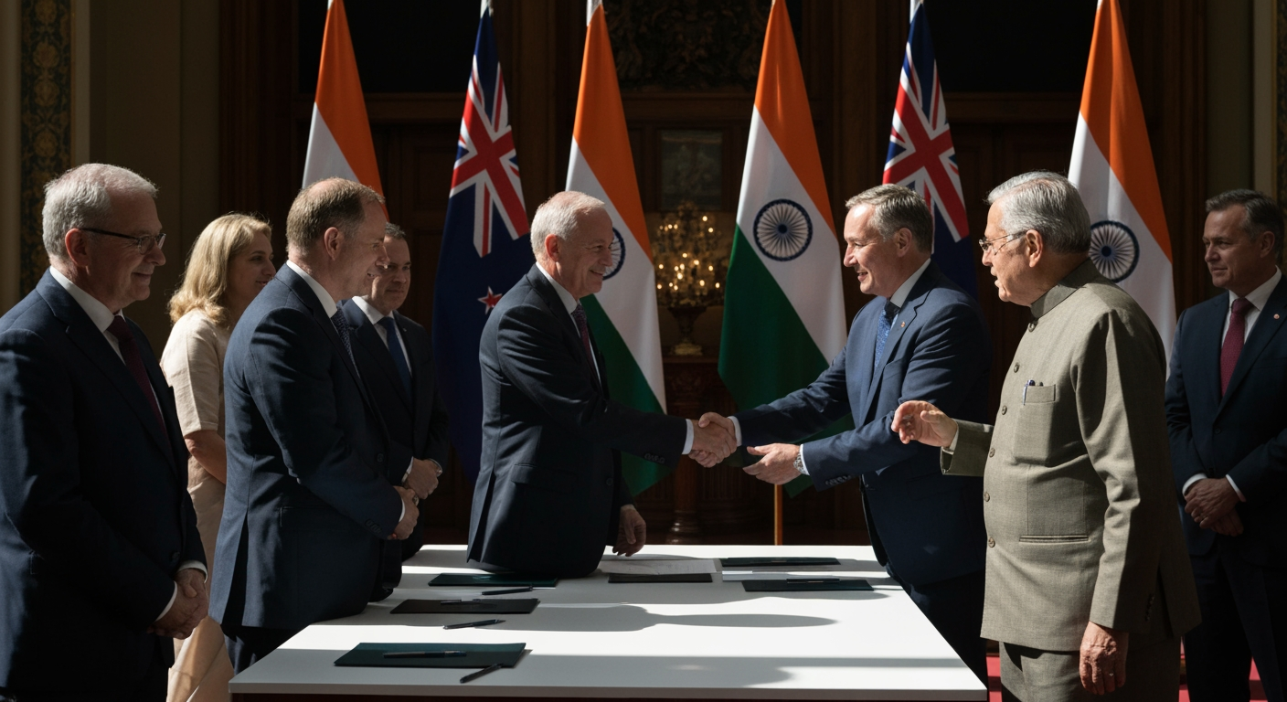 New Zealand and India Forge Landmark Free Trade and Investment Pact