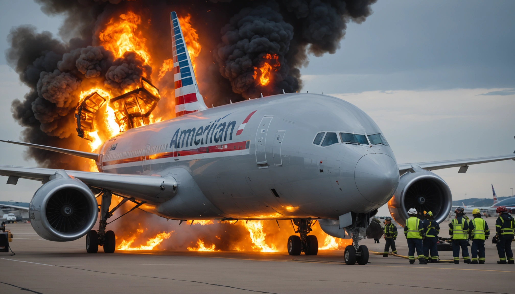 American Airlines Flight Evacuated After Engine Fire on Denver Tarmac